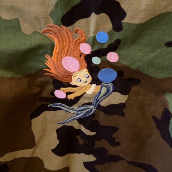 U.S. Army | Jackets & Coats | Vintage Mermaid Bubbles Army Jacket ...